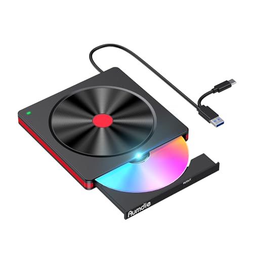 【2025年最新レビュー】Aumdie 外付け DVD/CDドライブ USB3.0 Type-Cの口コミ・評判を比較